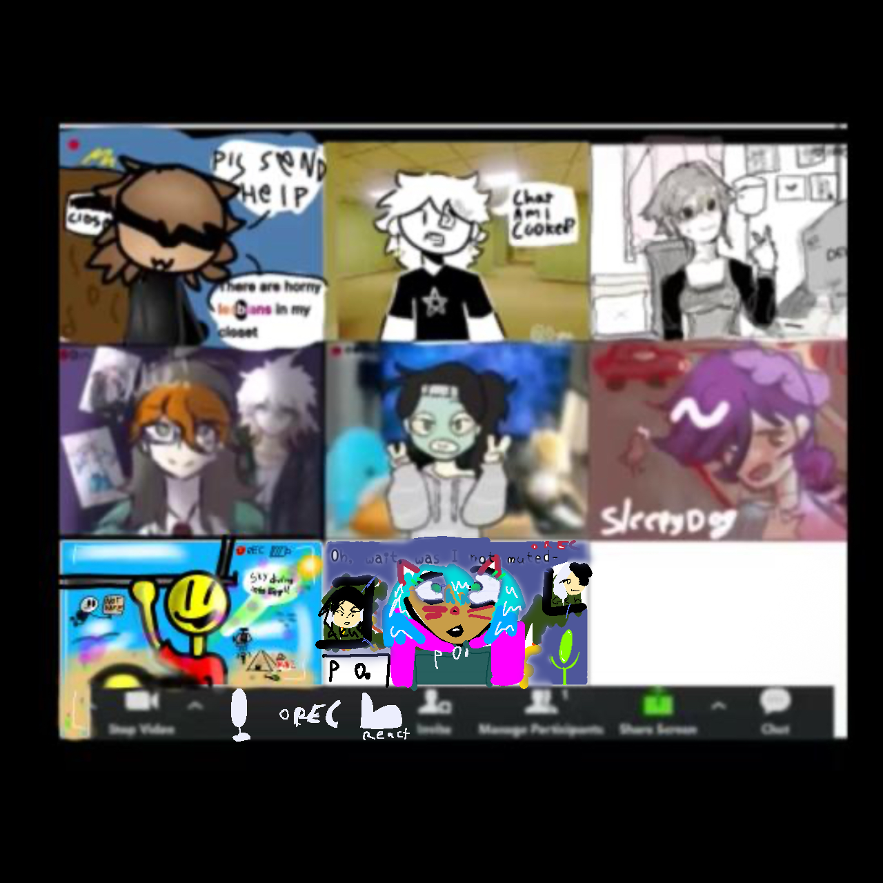 Zoom collab - ibisPaint