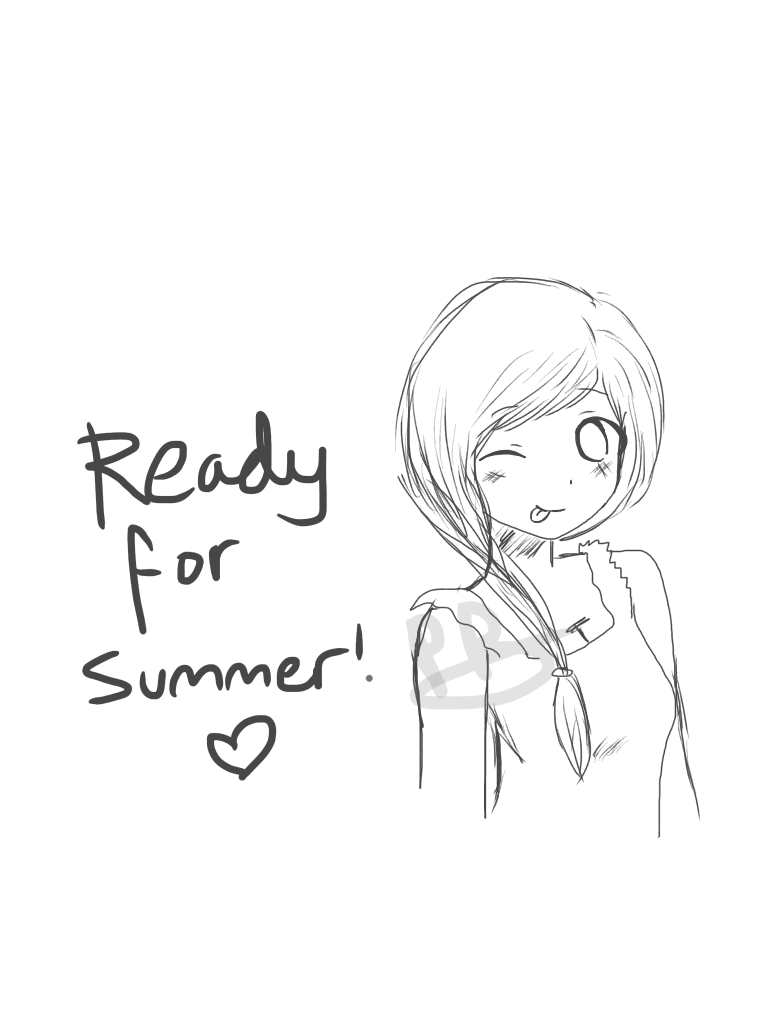 Ready for Summer! (reference used) - ibisPaint