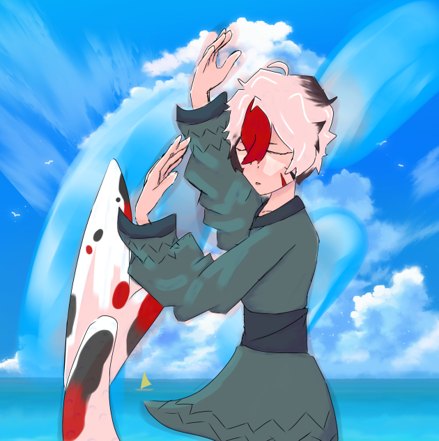 Fish guy - ibisPaint