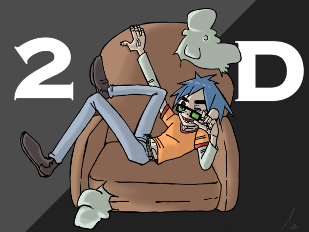 gorillaz 2d - ibisPaint