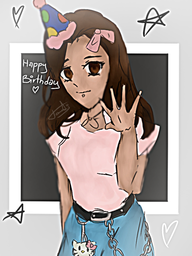 BIRTHDAY GIFT TO ARI!!🥭 - ibisPaint