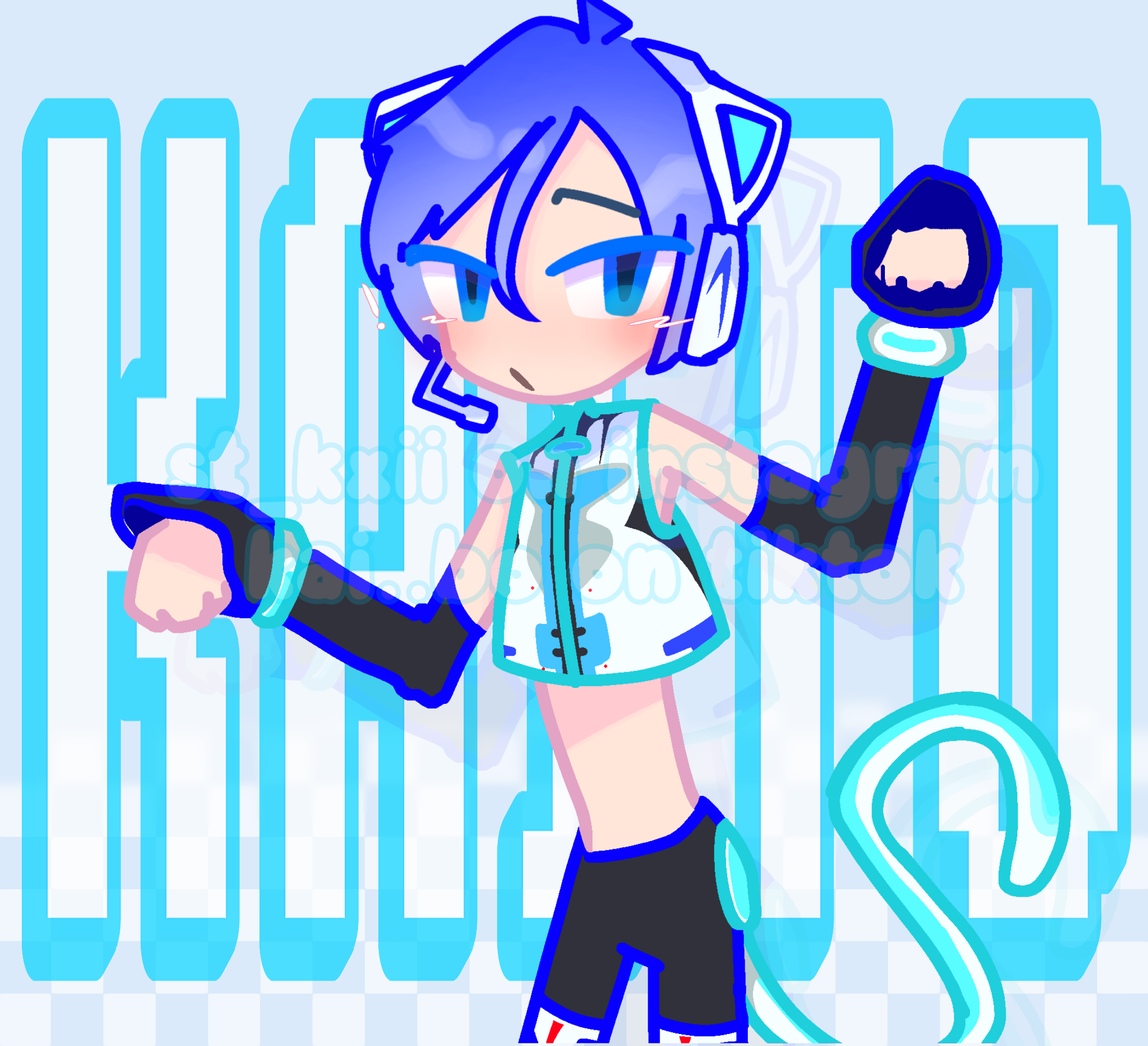 Cyber Cat KAITO - ibisPaint