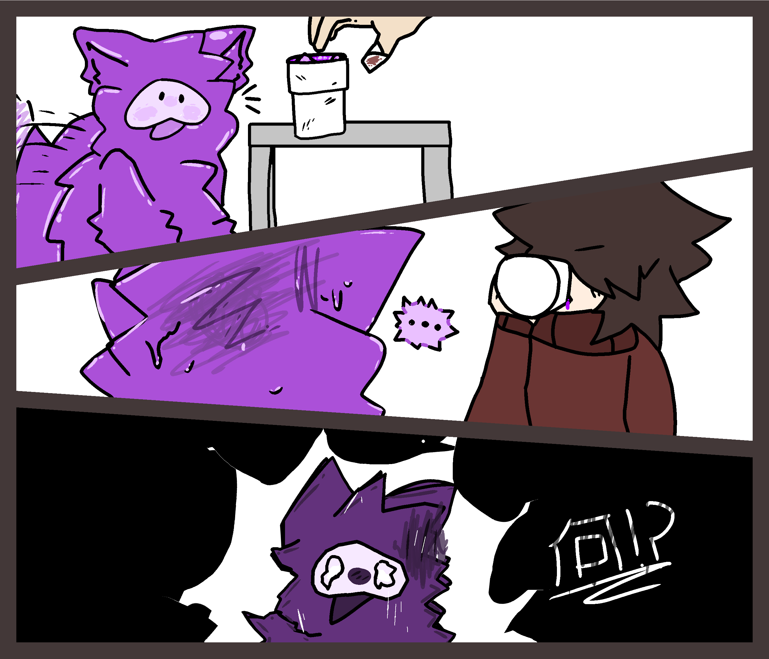 Lean pup,Comic,Kaiju Paradise - ibisPaint