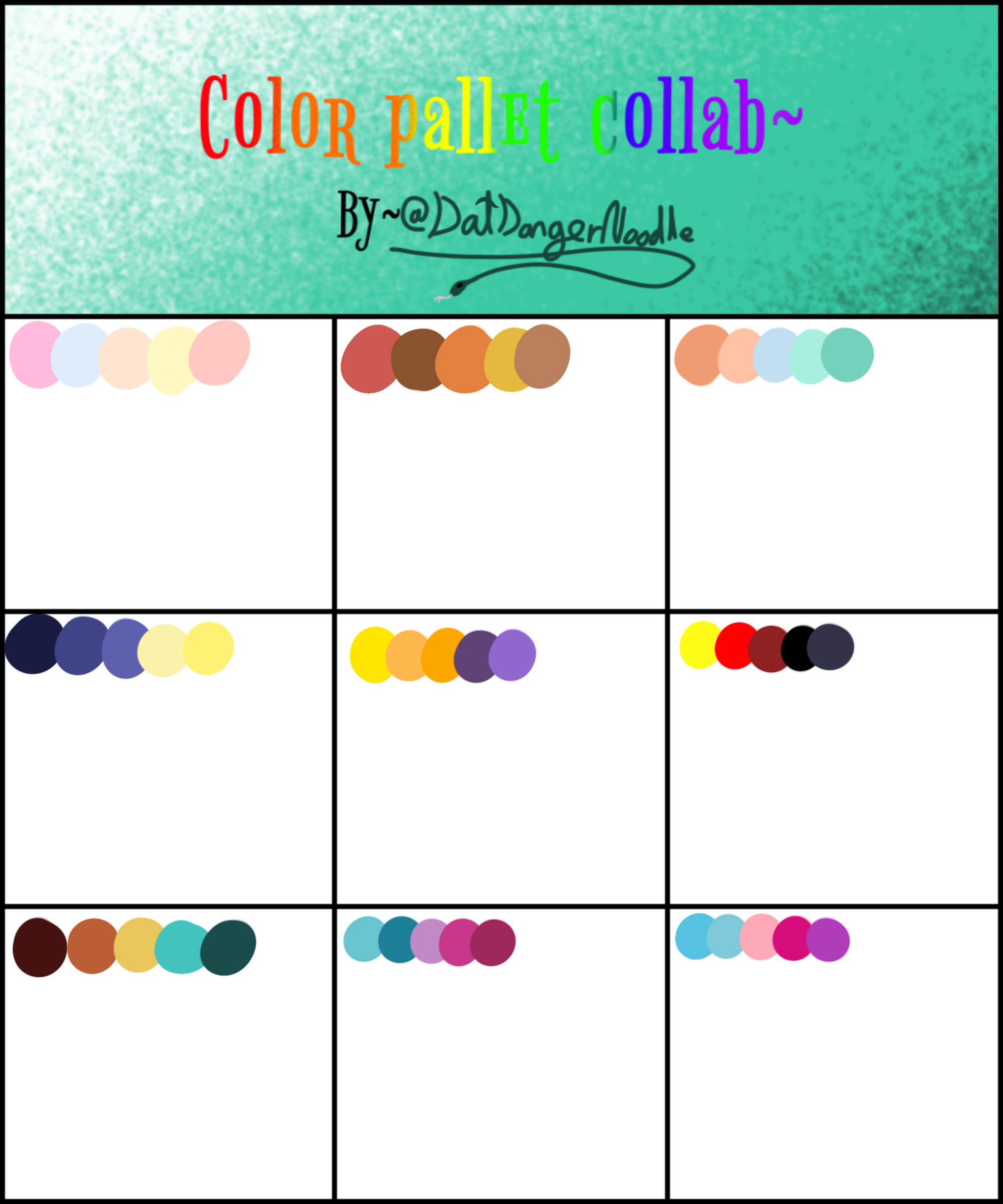 Color pallet collab - ibisPaint