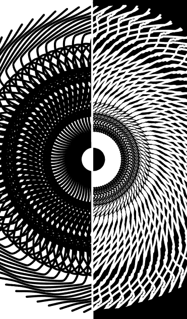 Yin Yang circle design - ibisPaint