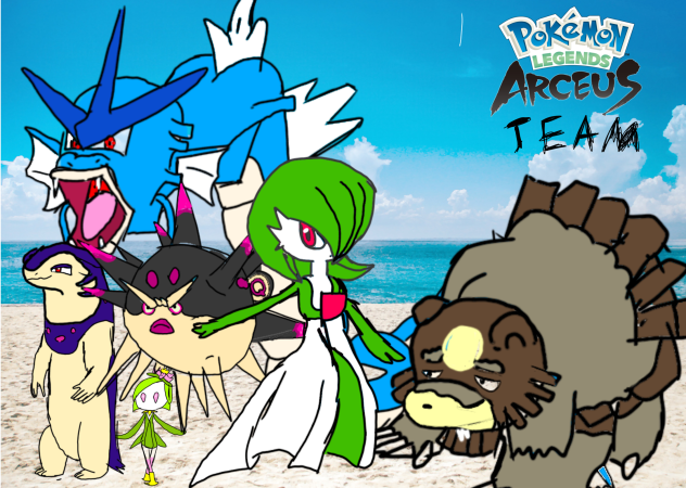 My Team Pokemon Legends Arceus - ibisPaint