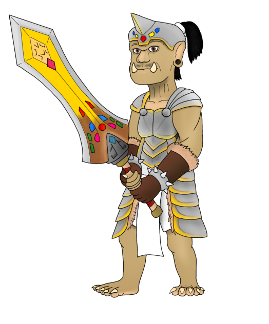 Chieftain Ogre - ibisPaint