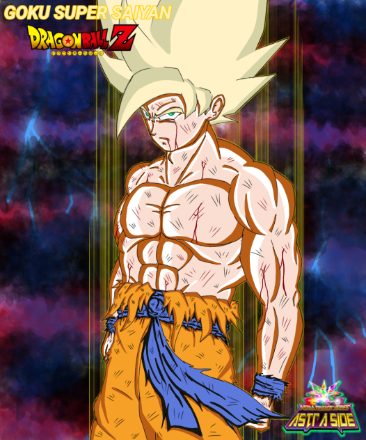 Goku Super Saiyan (Maxochallenge Redraw) - ibisPaint