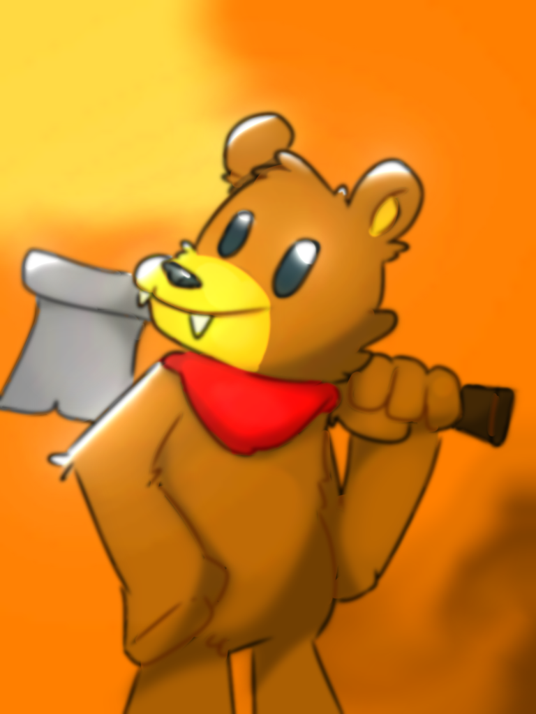 axe bear - ibisPaint
