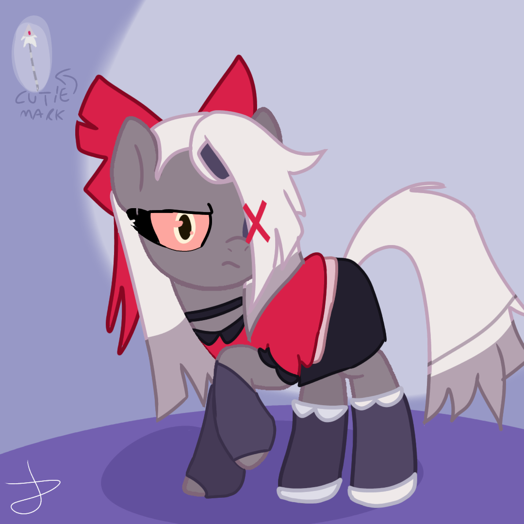 Vaggie in pony version - ibisPaint