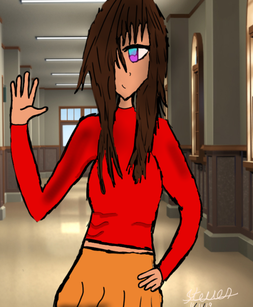 School girl - ibisPaint