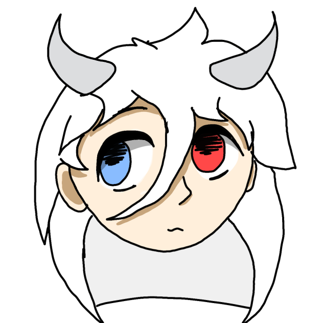 Azul y rojo - ibisPaint