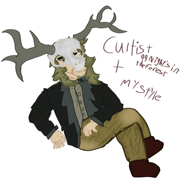 Cultist from 99 nights in the forest - ibisPaint
