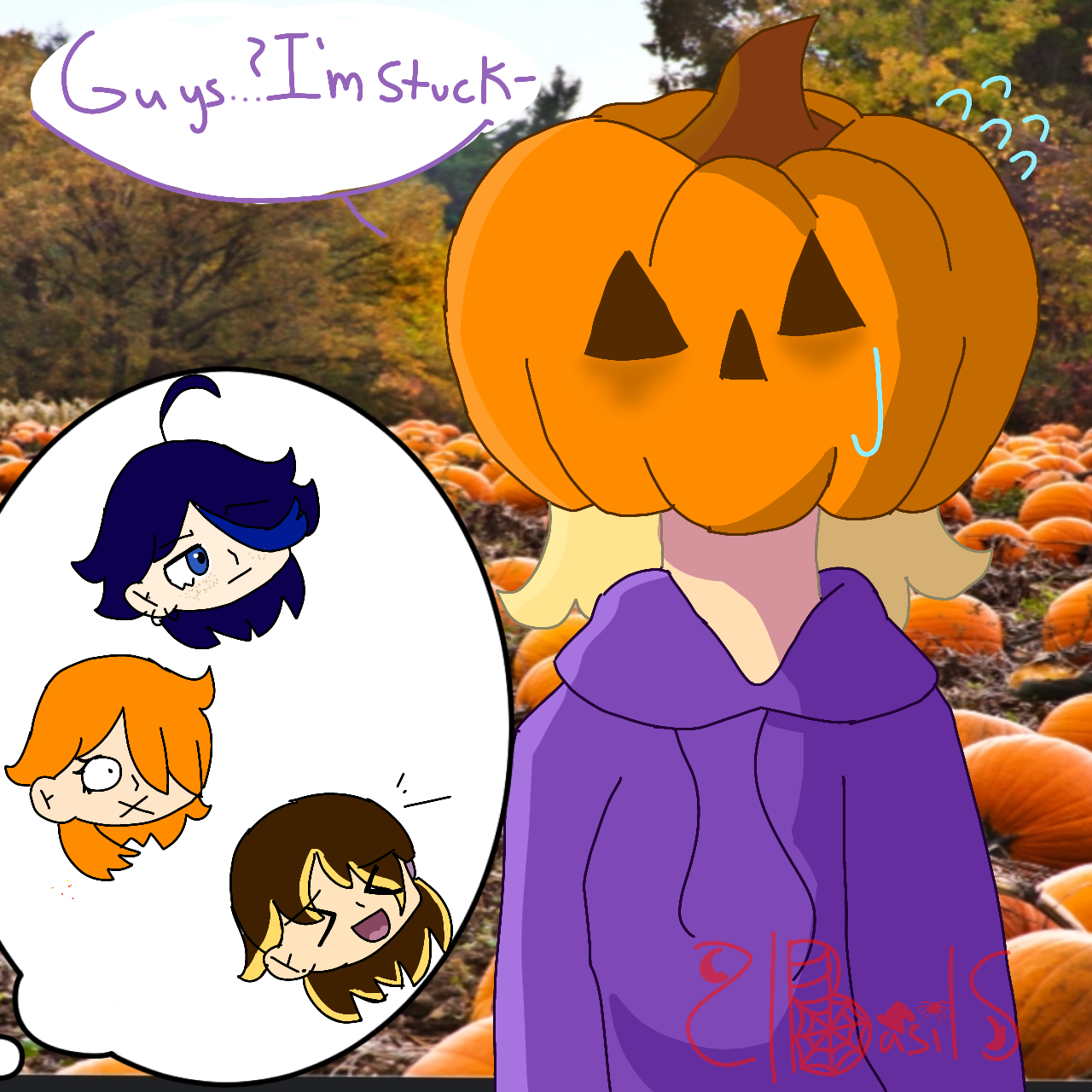 An average day at the Pumpkin Patch - ibisPaint
