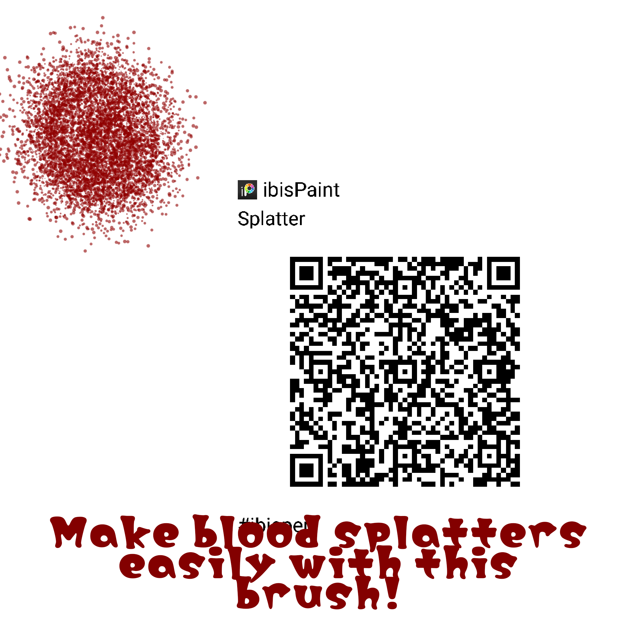 Splatter Brush - ibisPaint