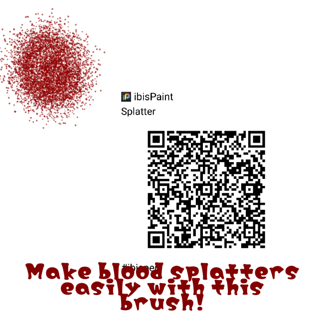 Splatter Brush - ibisPaint