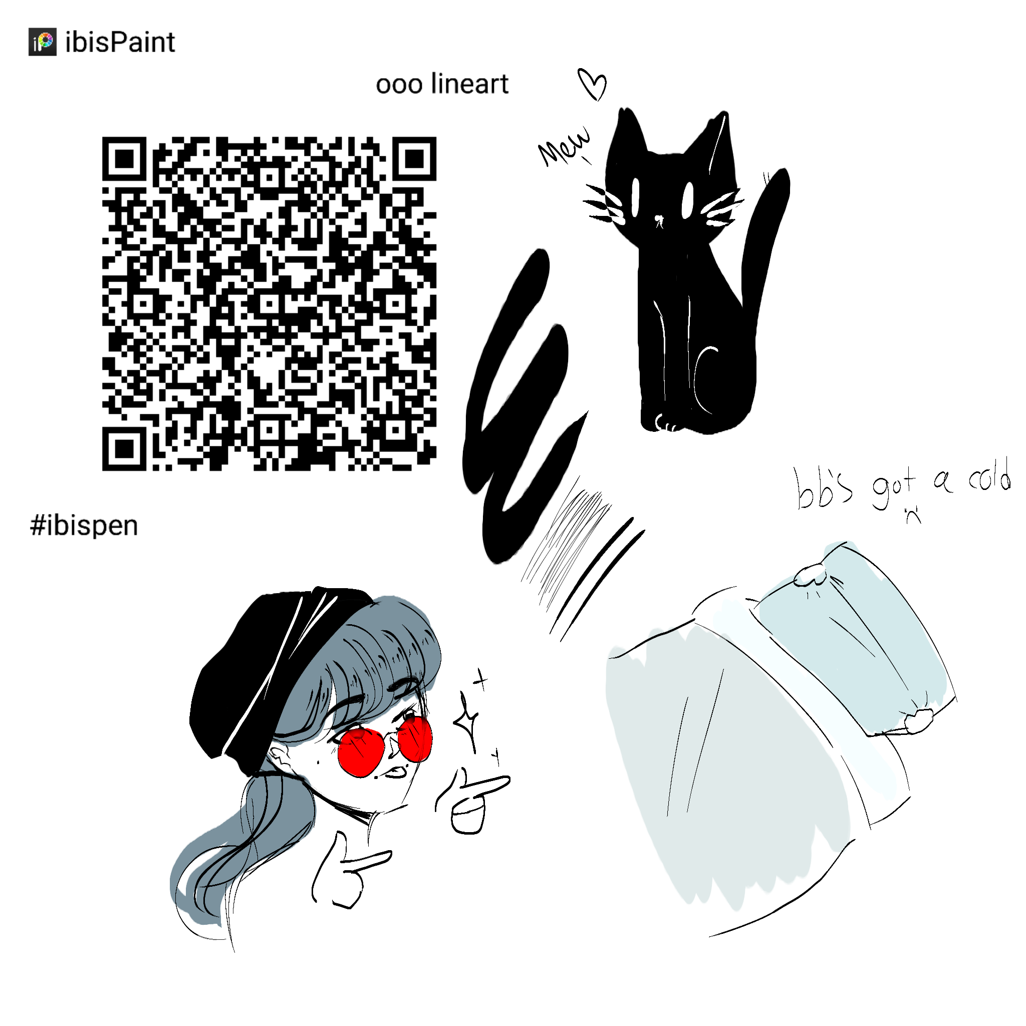 Lineart pen - ibisPaint