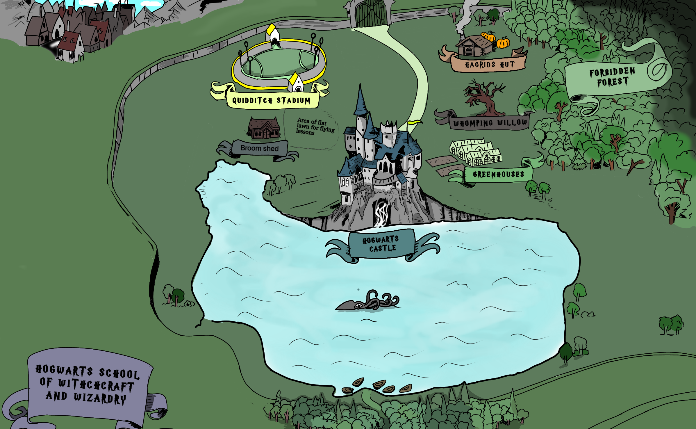 Hogwarts - ibisPaint