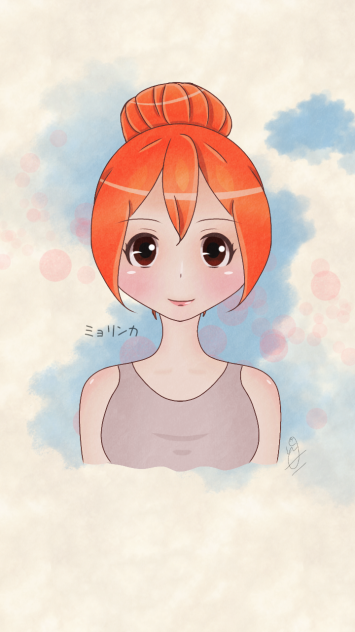 Bun hair - ibisPaint