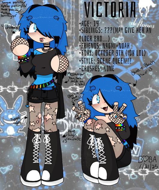 My Scenecore Oc, Victoria (New oc #18) - ibisPaint