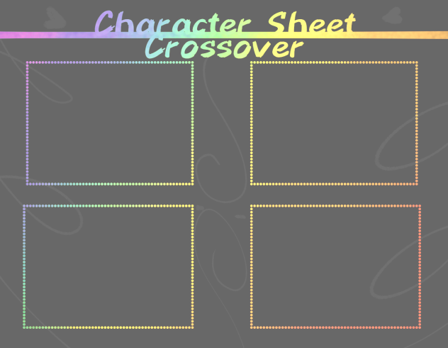 Character Sheet Crossover! - ibisPaint