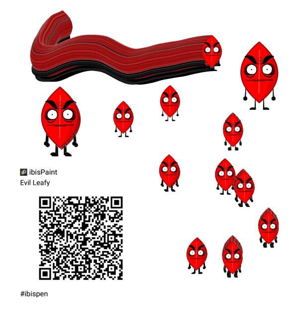 evil leafy brush - ibisPaint