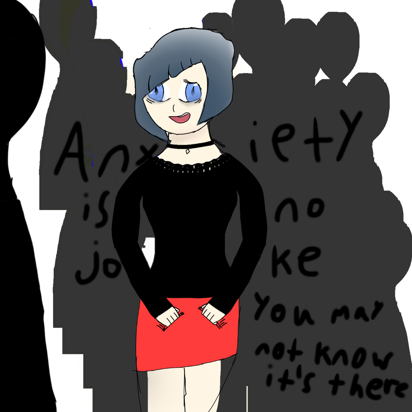 Anxiety is no joke by ellis love - ibisPaint