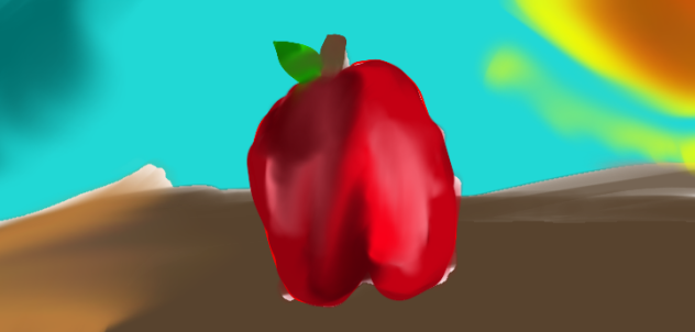 good real apple 🍎 - ibisPaint
