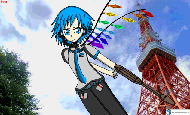 Mikuo Flandre Scarlet Wings Tower Flight - ibisPaint