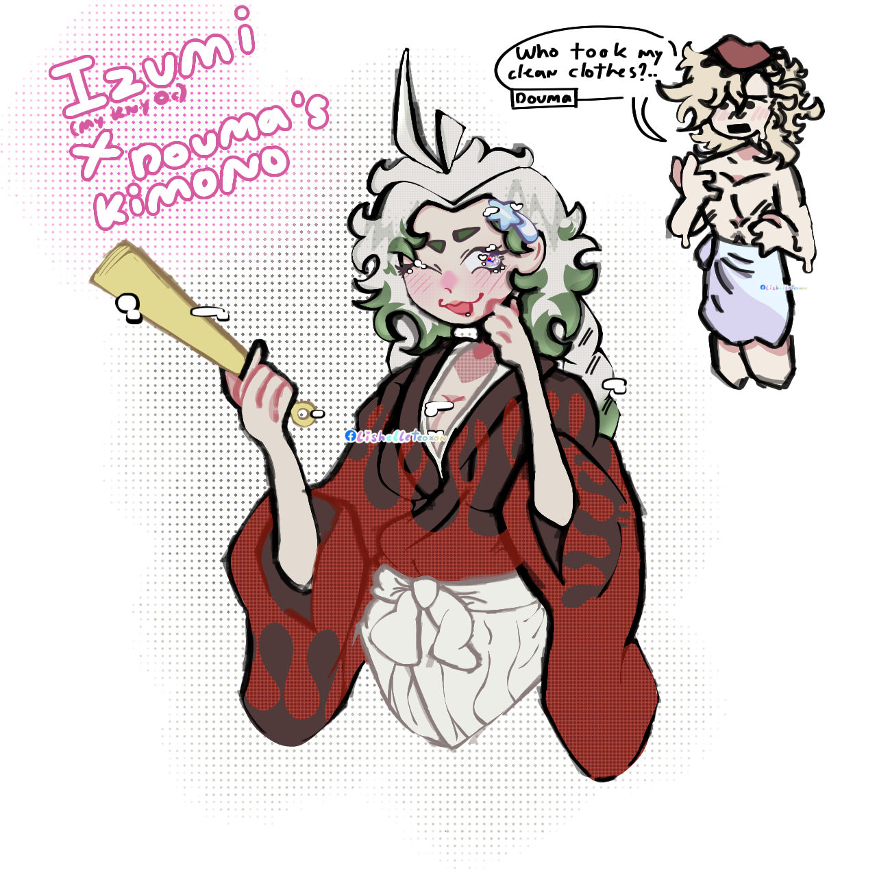 Izumi Sato x Douma's kimono!!! - ibisPaint