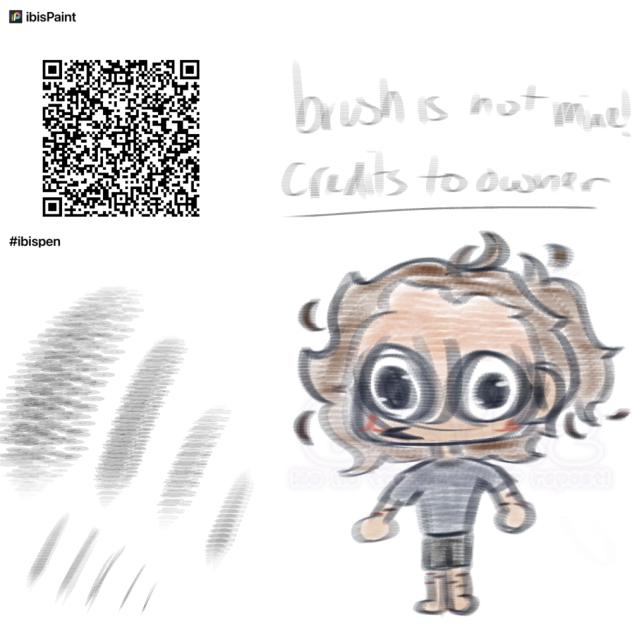 crayon doodle Brush - ibisPaint