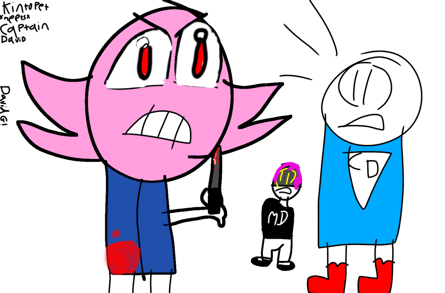 KintoPet meets Captain David - ibisPaint