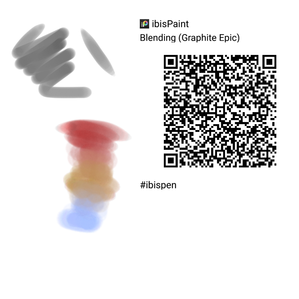 Blending, Shading, Blur brush QR code - ibisPaint