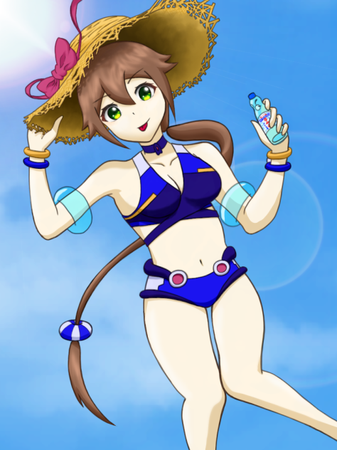 Aile at the Beach - ibisPaint