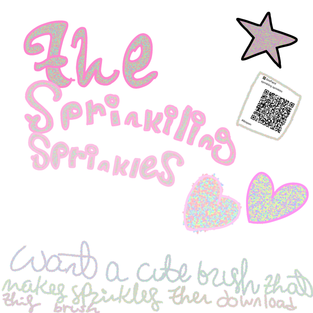 the sprinkling sprinkles brush - ibisPaint