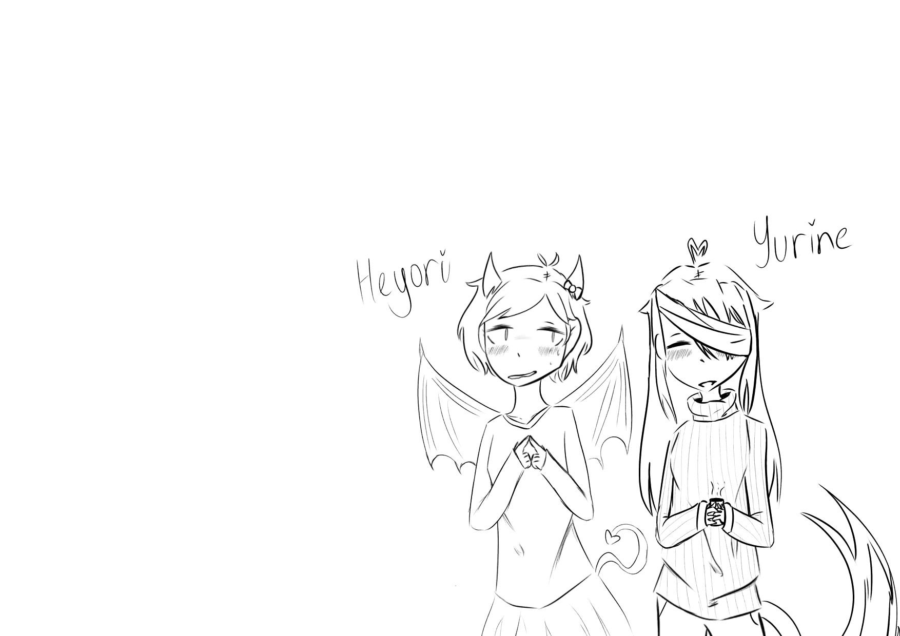 drawing my friends oc - ibisPaint