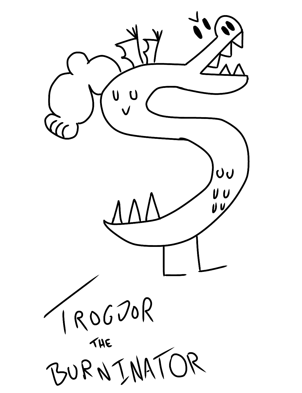 TROGDOR THE BURNINATOR - ibisPaint
