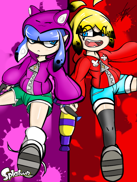 Splatoon – Taffy and Estér - ibisPaint