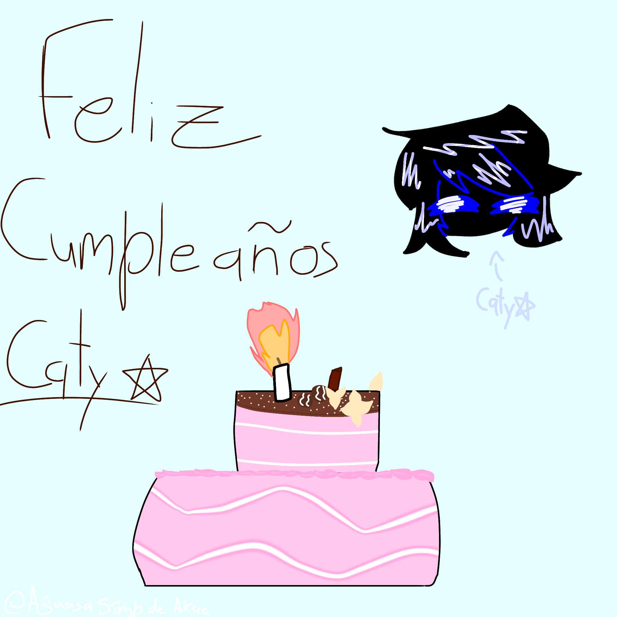 Feliz Cumpleaños Caty - ibisPaint