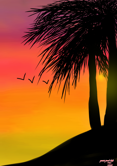 ☀ sunset - ibisPaint
