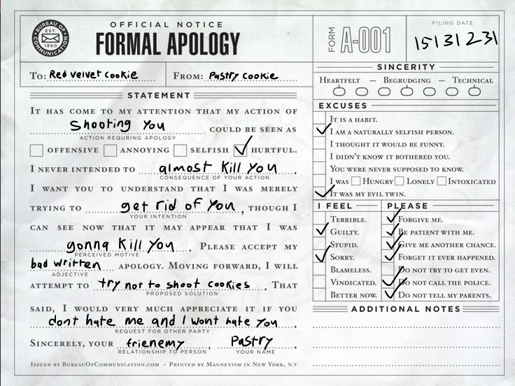 Pastry cookie’s apology - ibisPaint