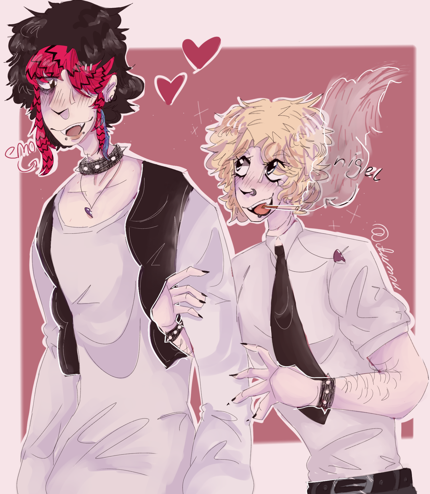 Nigel and saki - ibisPaint