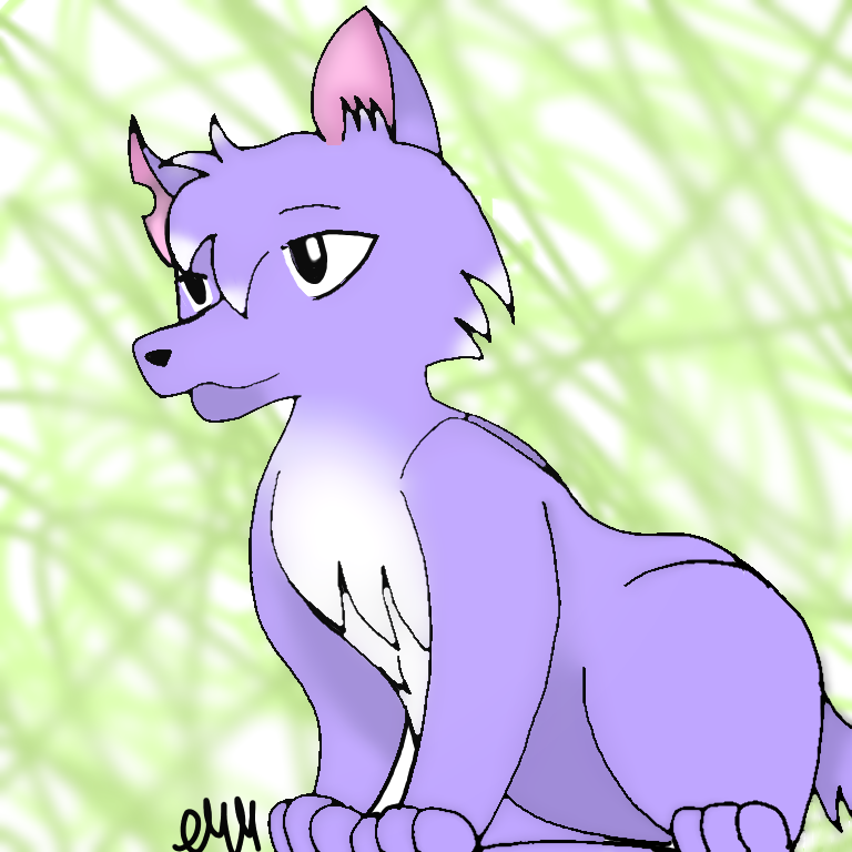 Blue Wolf Speedpaint (ibispaint x) - ibisPaint