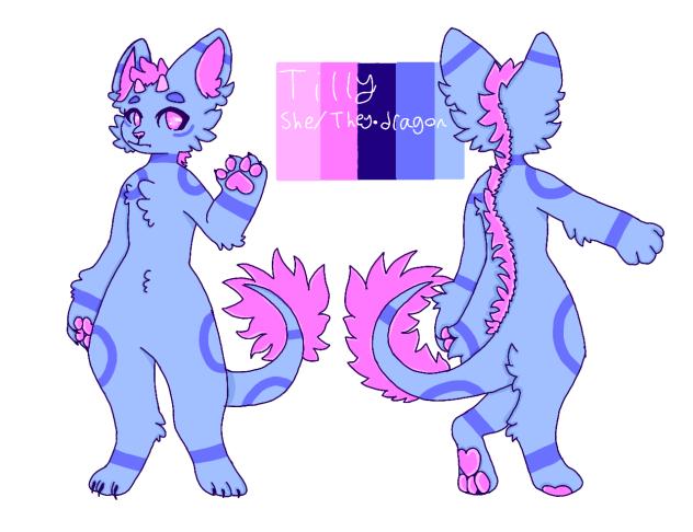 my eastern style dragon fursona uwu - ibisPaint