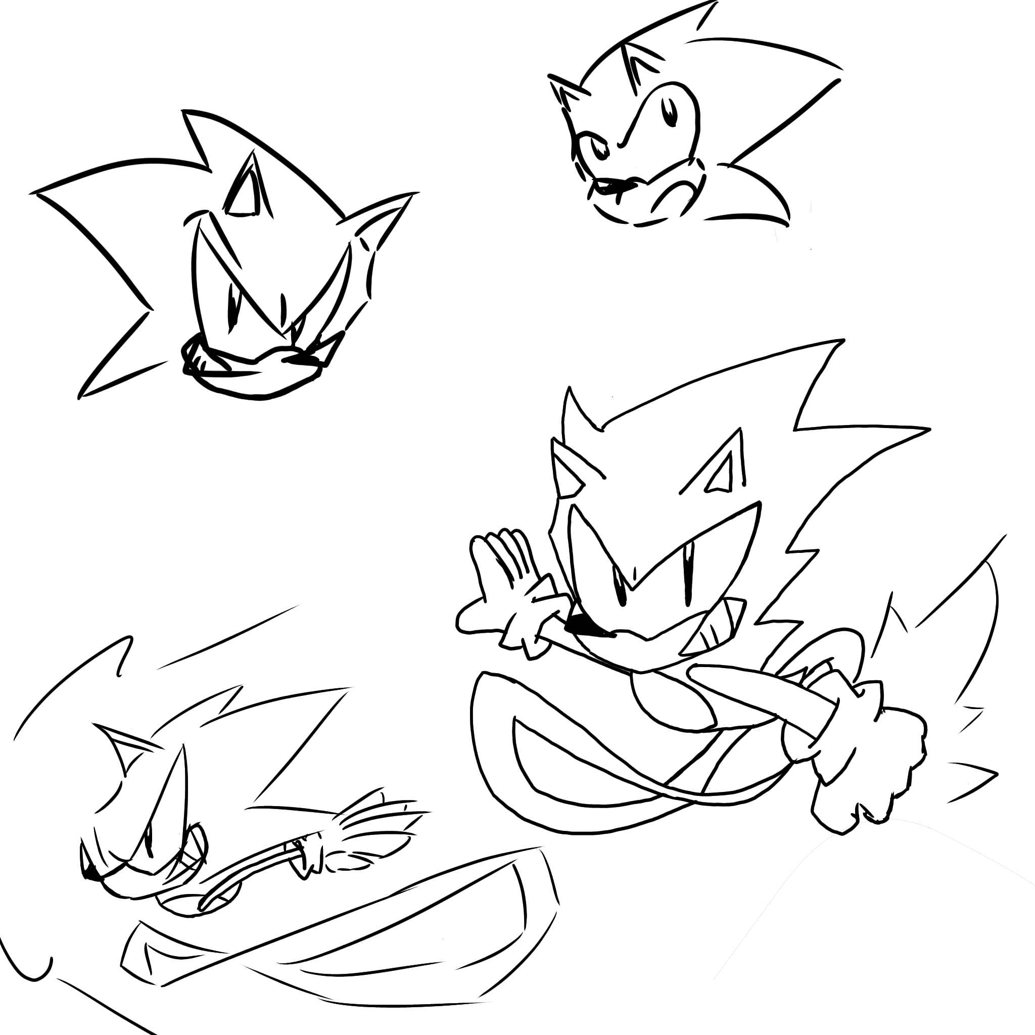 Sonic Doodles - ibisPaint