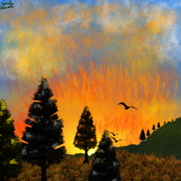 O sol nosso de cada dia. - ibisPaint