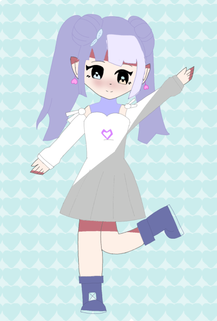 crystal another gacha oc redraw - ibisPaint