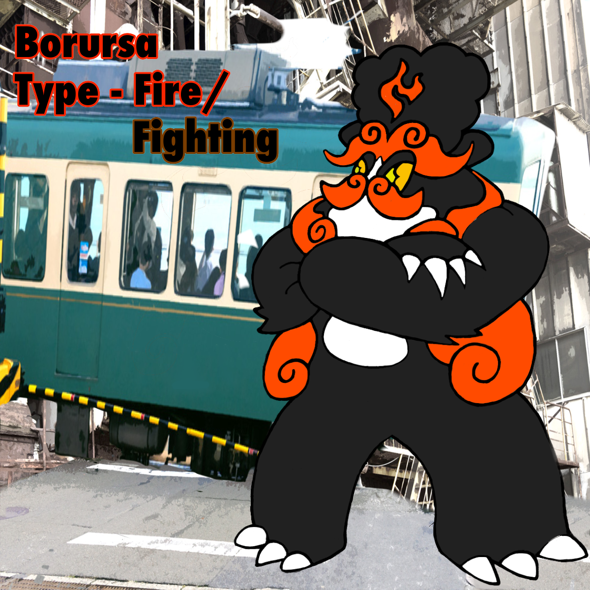 Fakemon Borursa (Book 19 - No. 3) - ibisPaint
