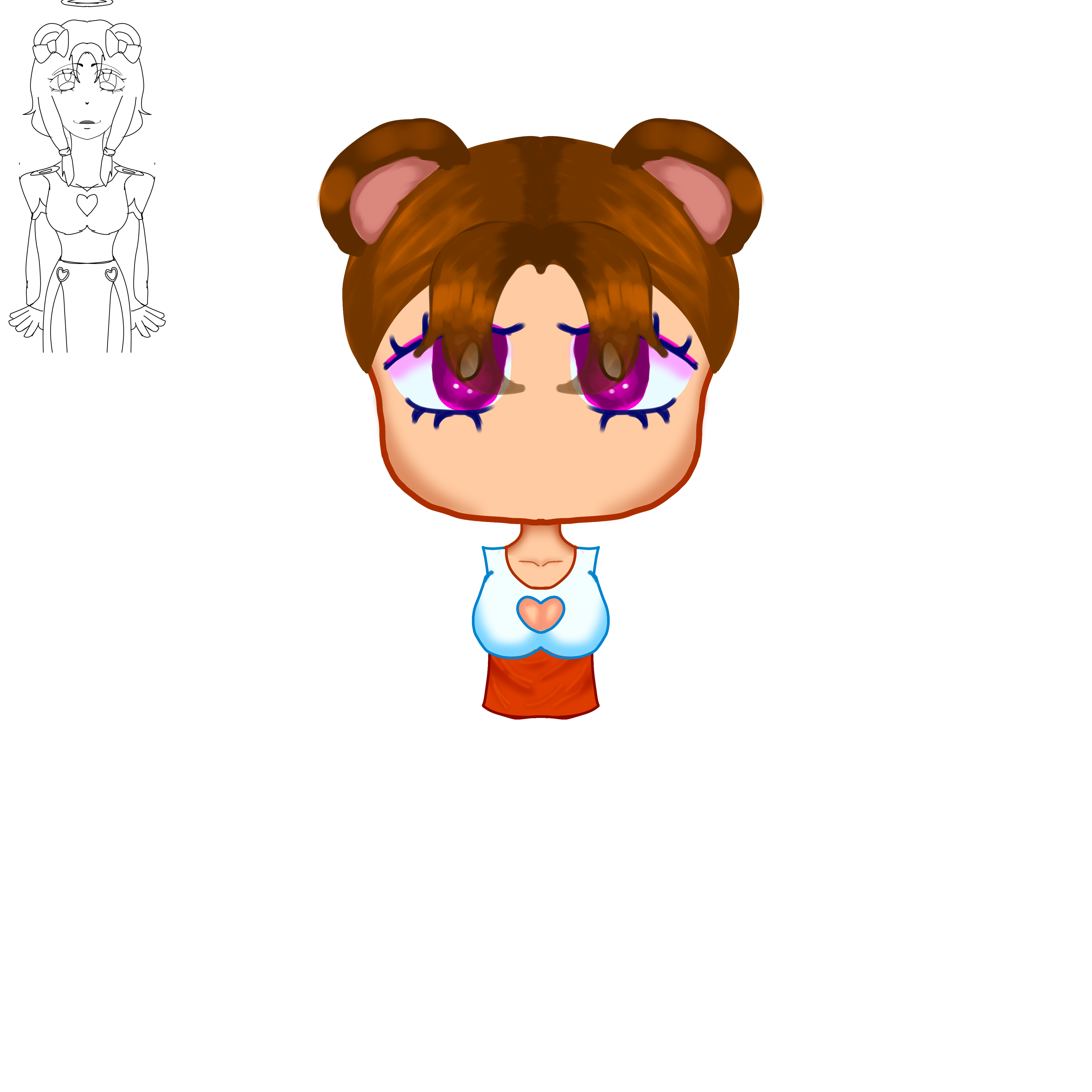 VTUBER MODEL (WIP) - ibisPaint