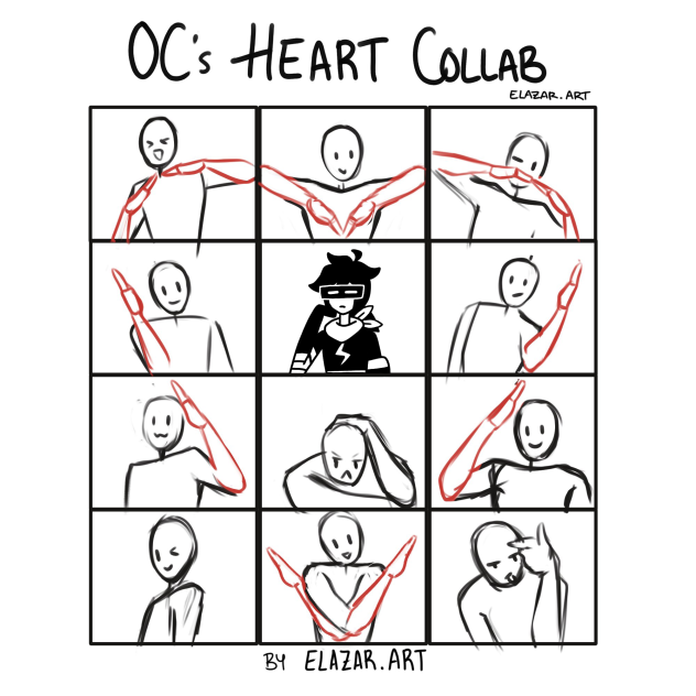 Heart Collab - ibisPaint